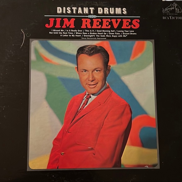 Other | Vintage Jim Reeves Distant Drums Lp Vinyl Record | Poshmark